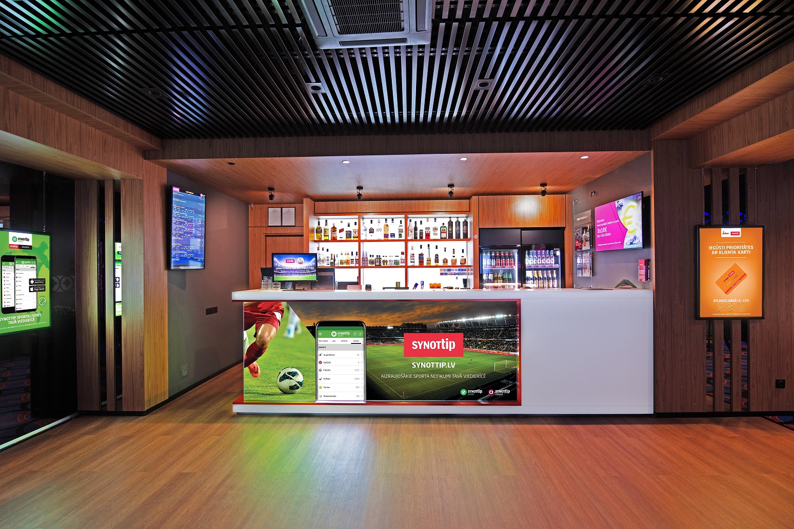 Fully renovated sports bar–gaming hall in Liepaja at 1 Liela Street ...