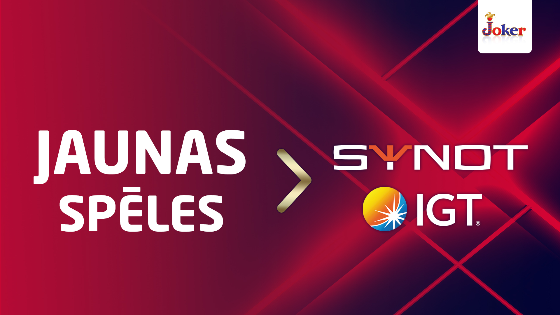 Jaunas spēles 39 sporta bāros-spēļu zālēs visā Latvijā! - Joker LTD